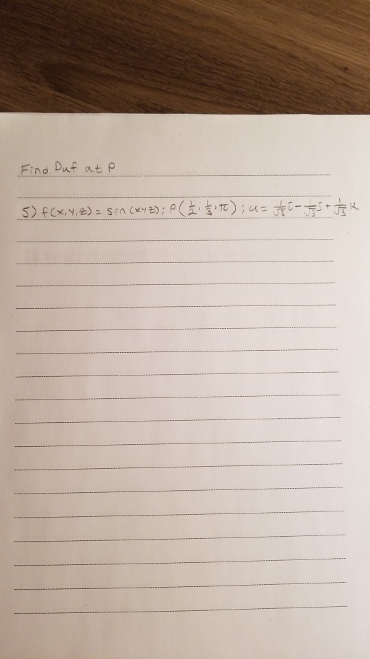 Solved Find Duf at p | Chegg.com