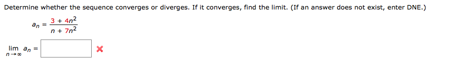 Solved Determine whether the sequence converges or diverges. | Chegg.com