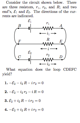 Solved Consider the circuit shown below. There are three | Chegg.com