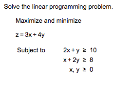 Solved What is the maximum value of z? What are the | Chegg.com