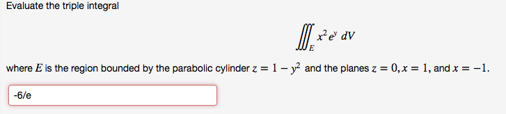 Solved Evaluate the triple integral tripleintegral_E x^2 | Chegg.com