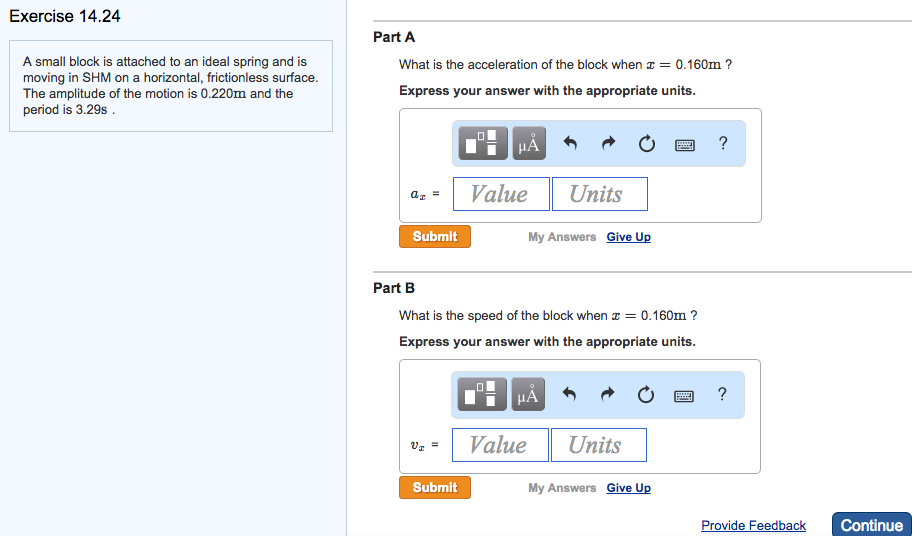 Solved A small block is attached to an ideal spring and is | Chegg.com