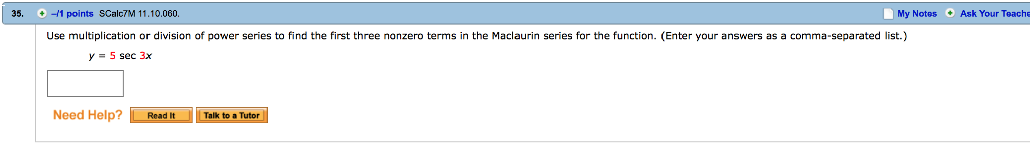 Solved Use multiplication or division of power series to | Chegg.com