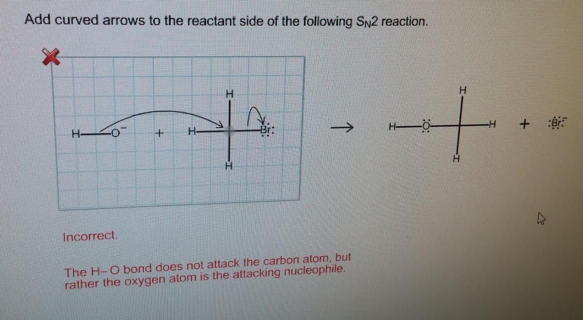 Solved Add curved arrows to the reactant side of the | Chegg.com