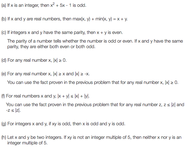 Solved If x is an integer, then x^2 + 5x - 1 is odd. If x | Chegg.com