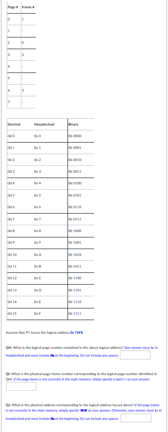 Solved Consider a memory system with the following | Chegg.com