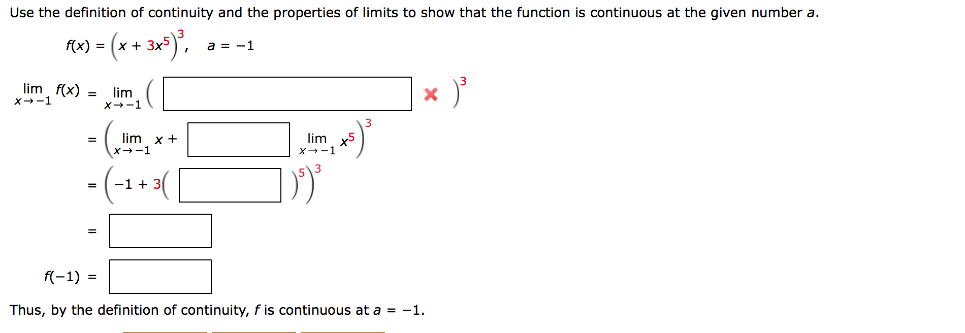 Solved Use The Definition Of Continuity And The Properties
