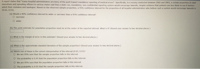 Solved A report states that *many hospital administrators | Chegg.com