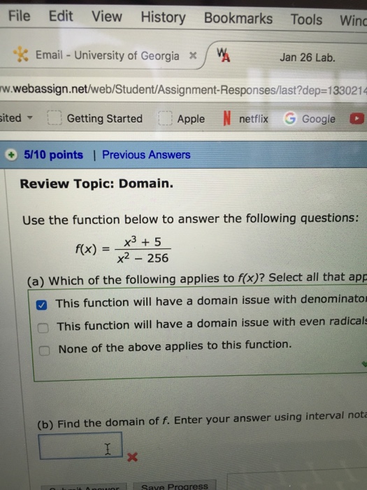 Solved Use the function below to answer the following | Chegg.com