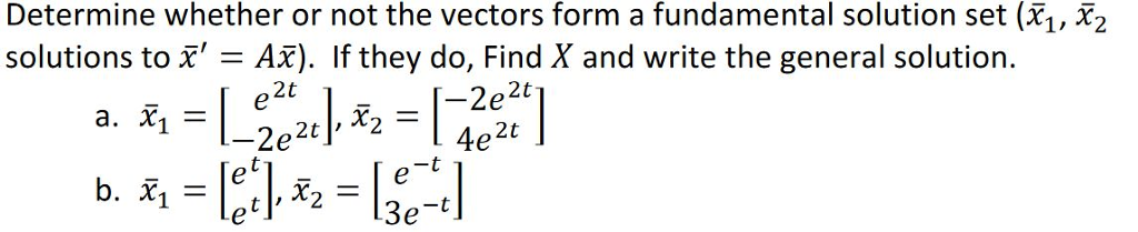 Solved Determine whether or not the vectors form a | Chegg.com