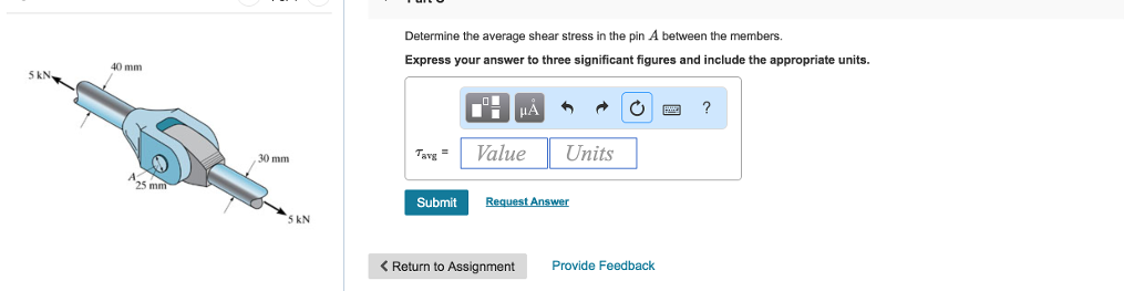 Solved The yoke-and-rod connection is subjected to a tensile | Chegg.com
