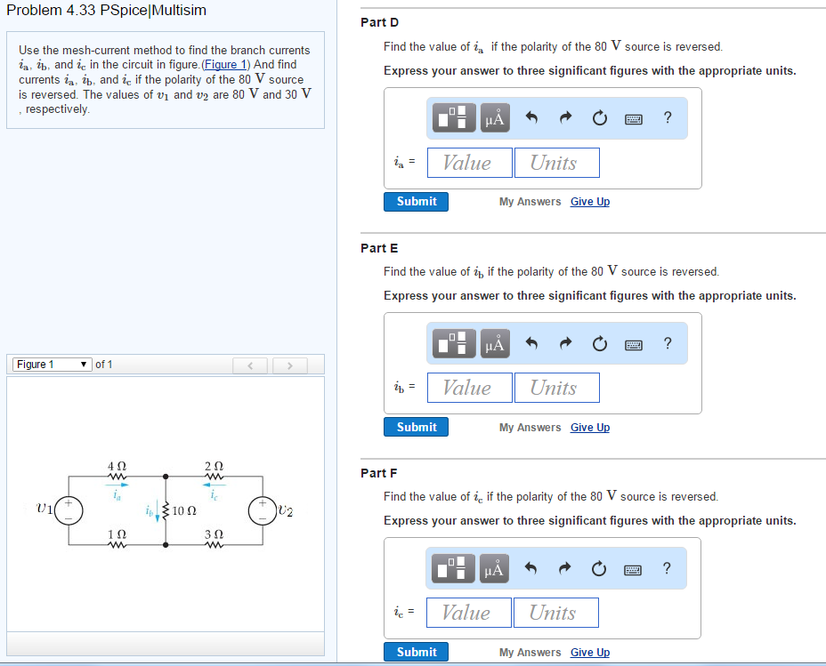 Solved Use the mesh-current method to find the branch | Chegg.com