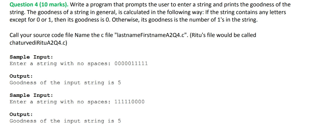 Solved Question 4 10 Marks Write A Program That Prompts 6568