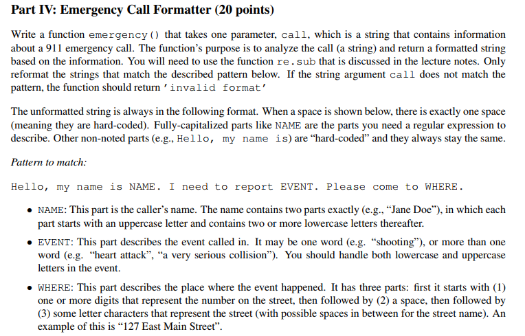Solved Guys, can you please help me with this part IV by | Chegg.com