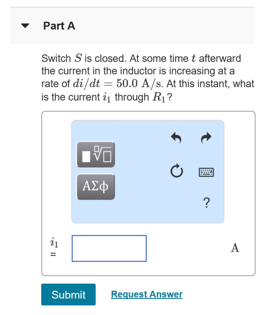 Solved Constants In the circuit shown in the figure (Figure | Chegg.com