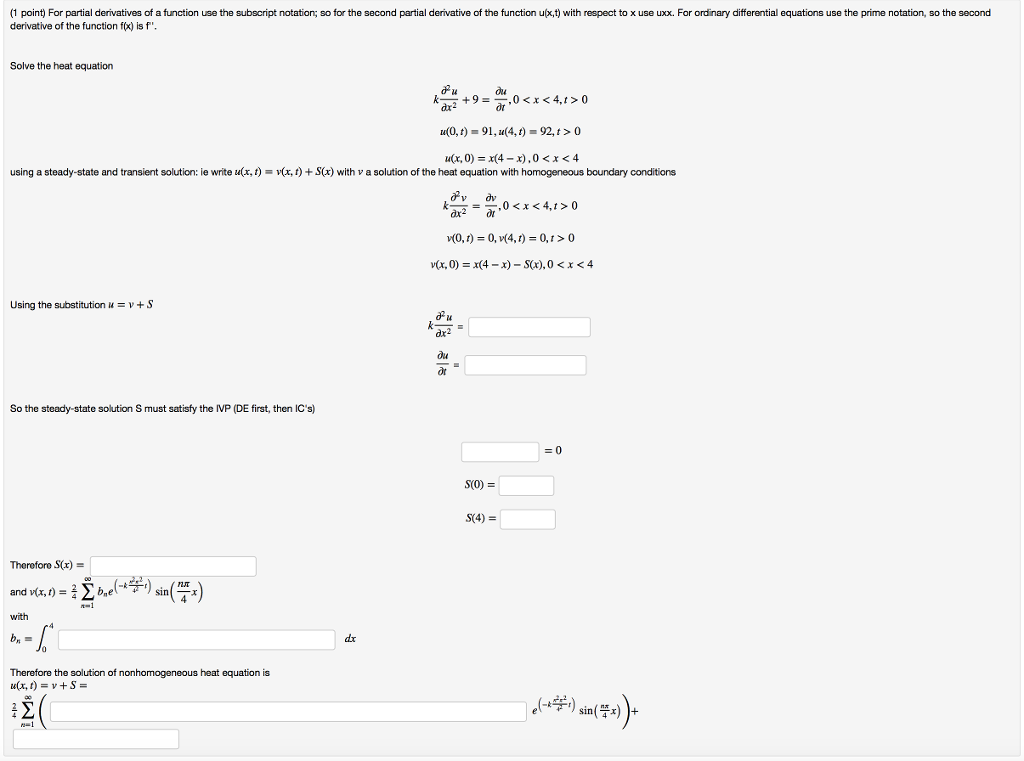 For Partial Derivatives Of A Function Use The