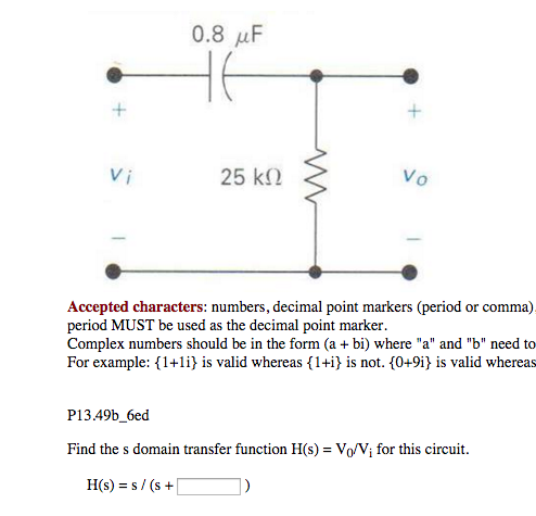 Solved Find the s domain transfer function for both these | Chegg.com