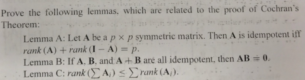 Solved Prove the following lemmas, which are related to the | Chegg.com