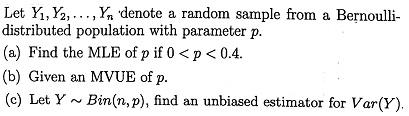 Solved Let Yi, Ya-..,Yn denote a random sample from a | Chegg.com