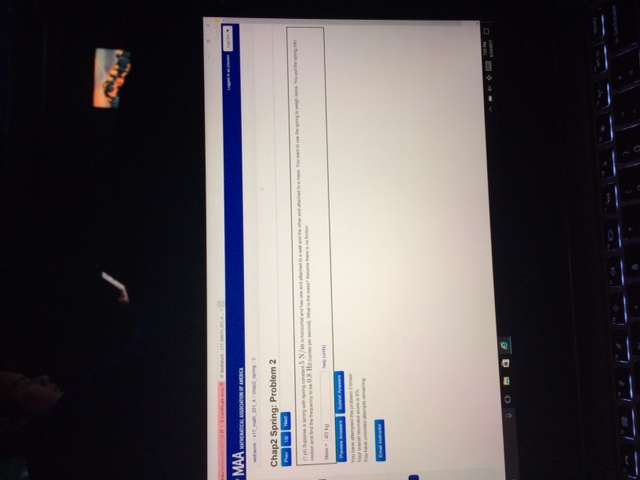 Solved Chap2 Spring Problem 2 M A 