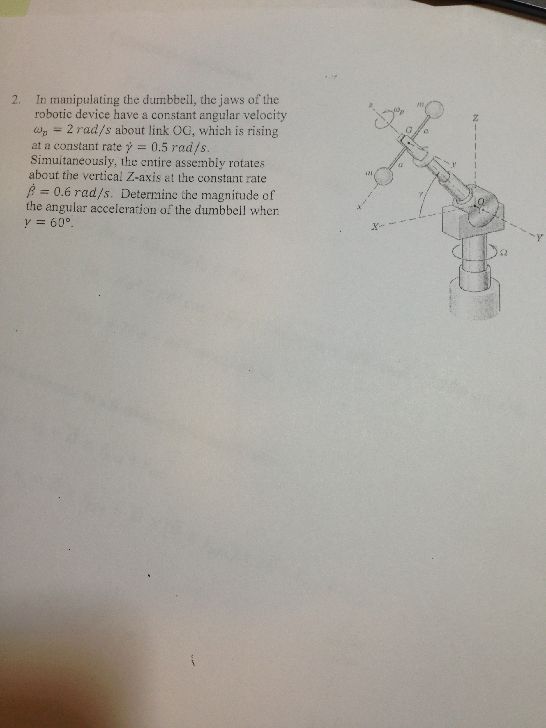 Solved 2. In manipulating the dumbbell, the jaws of the | Chegg.com