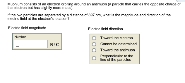 Solved Muonium consists of an electron orbiting around an | Chegg.com