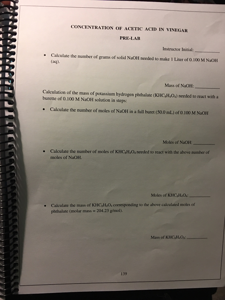 Solved Calculate the number of grams of solid NaOH needed to | Chegg.com