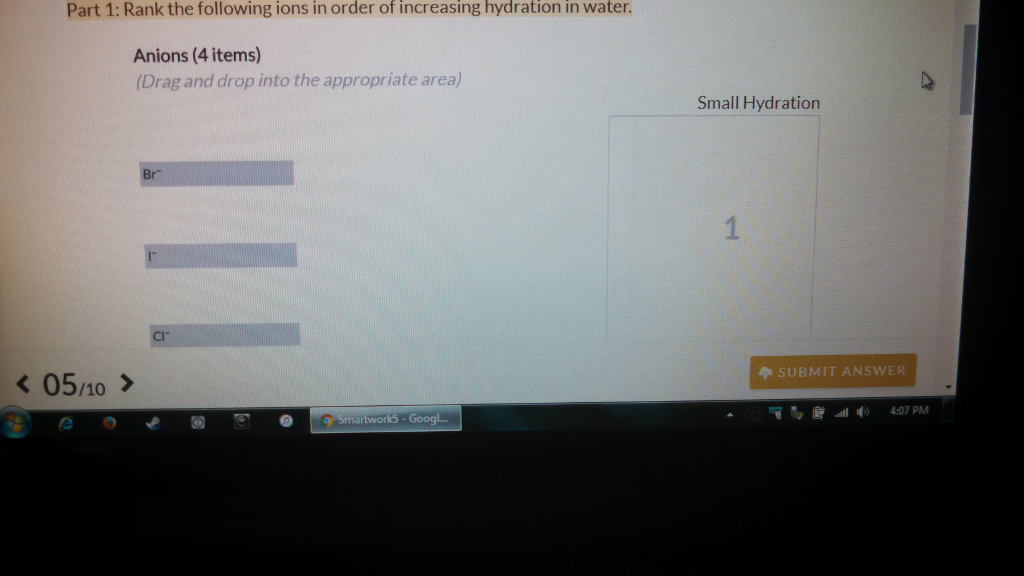 Solved 05 Question (2 points) a See page 258 The following | Chegg.com