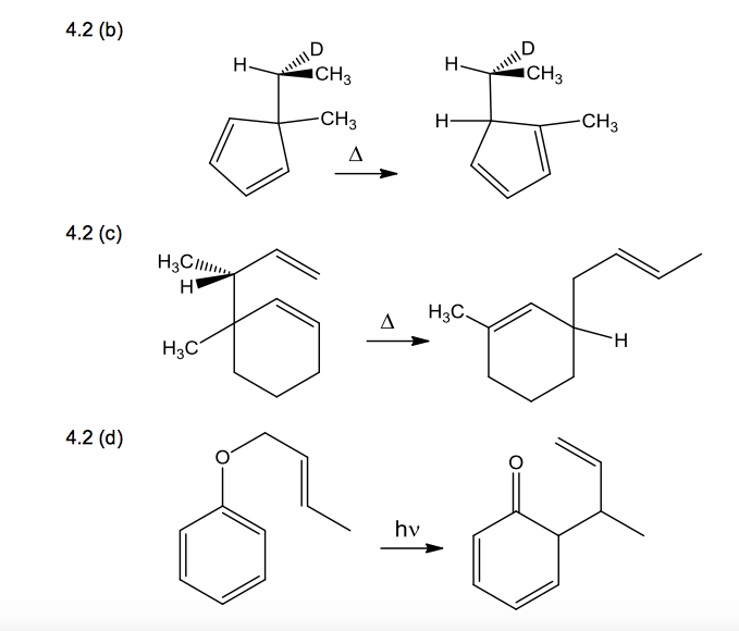 Solved Provide the classification of the sigmatropic shift | Chegg.com