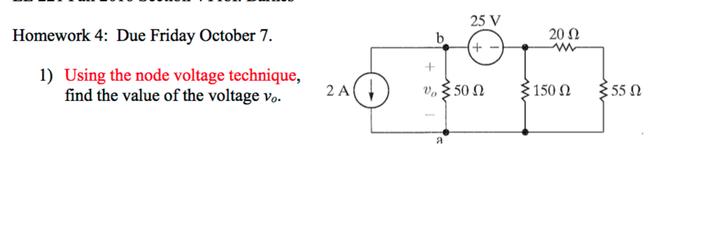 Solved Homework 4: Due Friday Octorber 7. Using the node | Chegg.com Solved Homework 4: Due Friday Octorber 7. Using the node | Chegg.com
