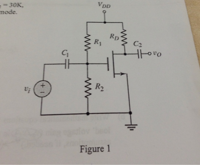 Solved Draw AC mid band equivalent using FET. Calculate | Chegg.com
