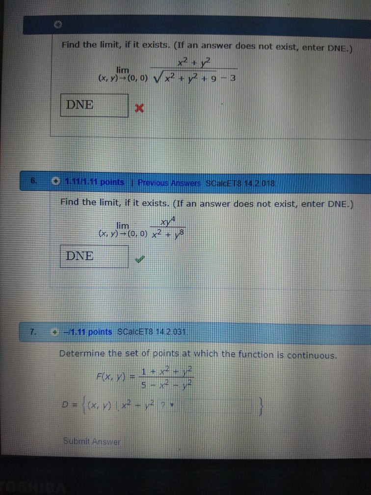 Solved Find the limit, if it exists. (If an answer does not | Chegg.com
