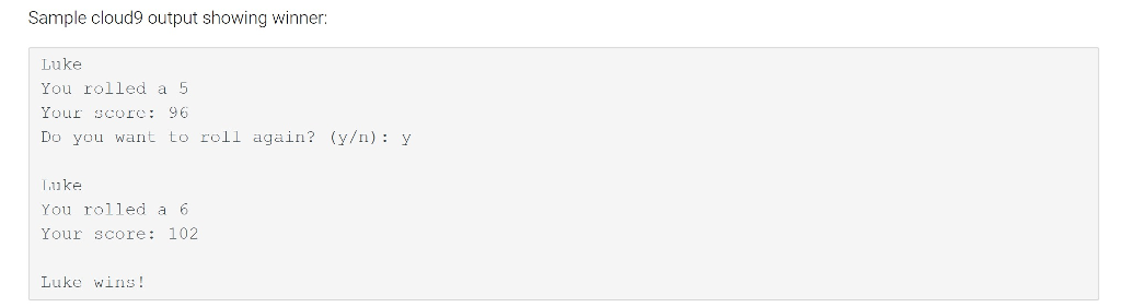 Solved C++ FORM PLEASE: 5.12 PROGRAM 6: Pig Dice Game You | Chegg.com