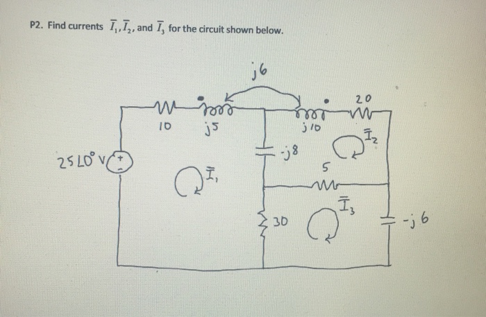 Solved Find currents I_1, I_2, and T_3 for the circuit shown | Chegg.com