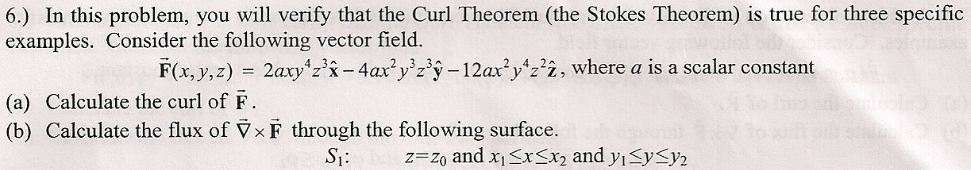 Solved In this problem, you will verify that the Curl | Chegg.com