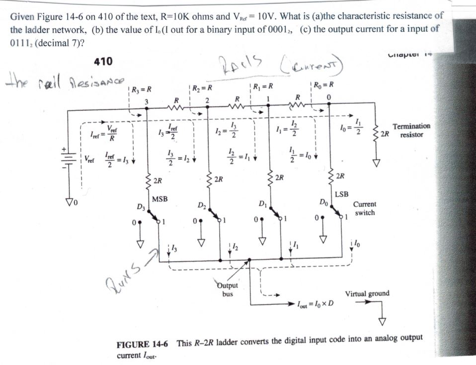 Solved Given Figure 14-6 on 410 of the text R=10K ohms and | Chegg.com