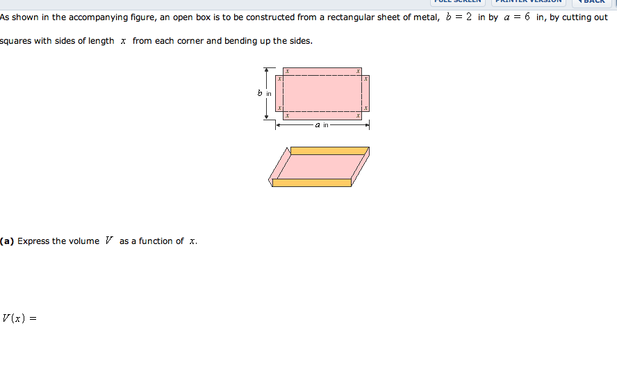 Solved As shown in the accompanying figure, an open box is | Chegg.com