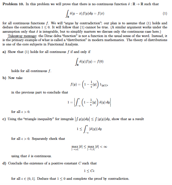 Solved (for part c take epsilon between 0 and 1 insead of | Chegg.com