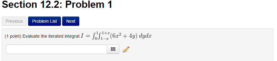 Solved Section 12.2: Problem1 Previous Problem List Next (1 | Chegg.com