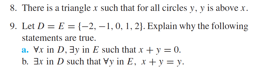 Solved 3. The following statement is true: nonzero numbers | Chegg.com