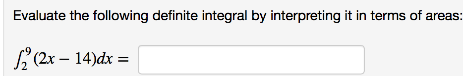 Solved Evaluate the following definite integral by | Chegg.com