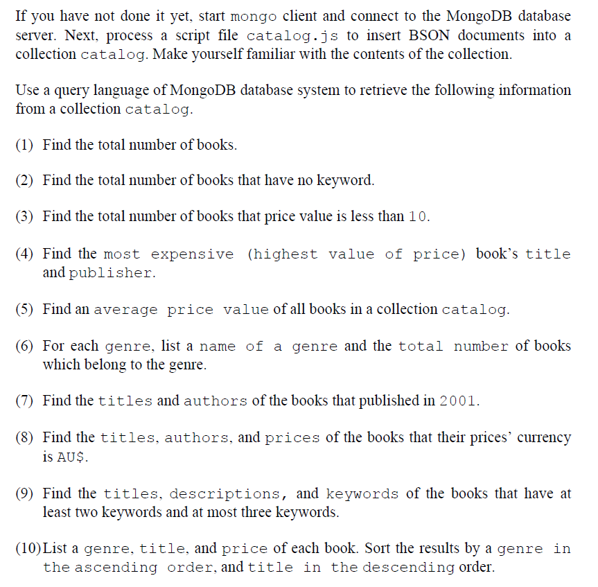 Solved I need help with javascript, Inserting BSON documents | Chegg.com Solved I need help with javascript, Inserting BSON documents | Chegg.com