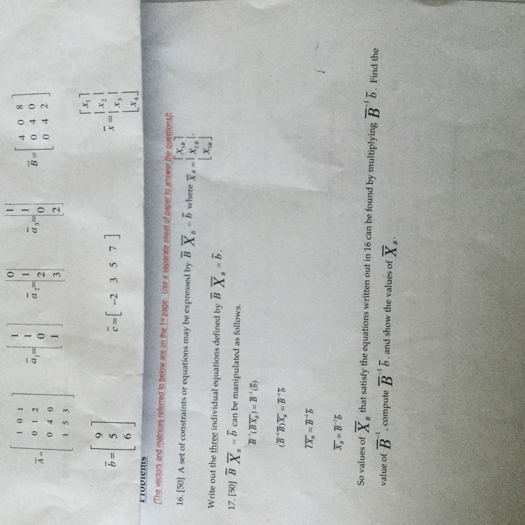 Solved A set of constraints or equations may be expressed by | Chegg.com