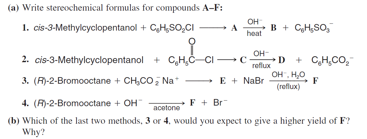 Stereochemical formulas for compounds (a) Write | Chegg.com