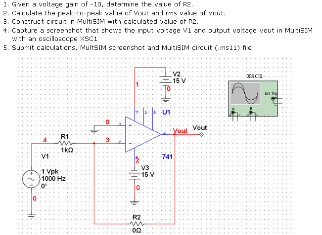 Solved Multsim Screenshot And Multisim Circuit For