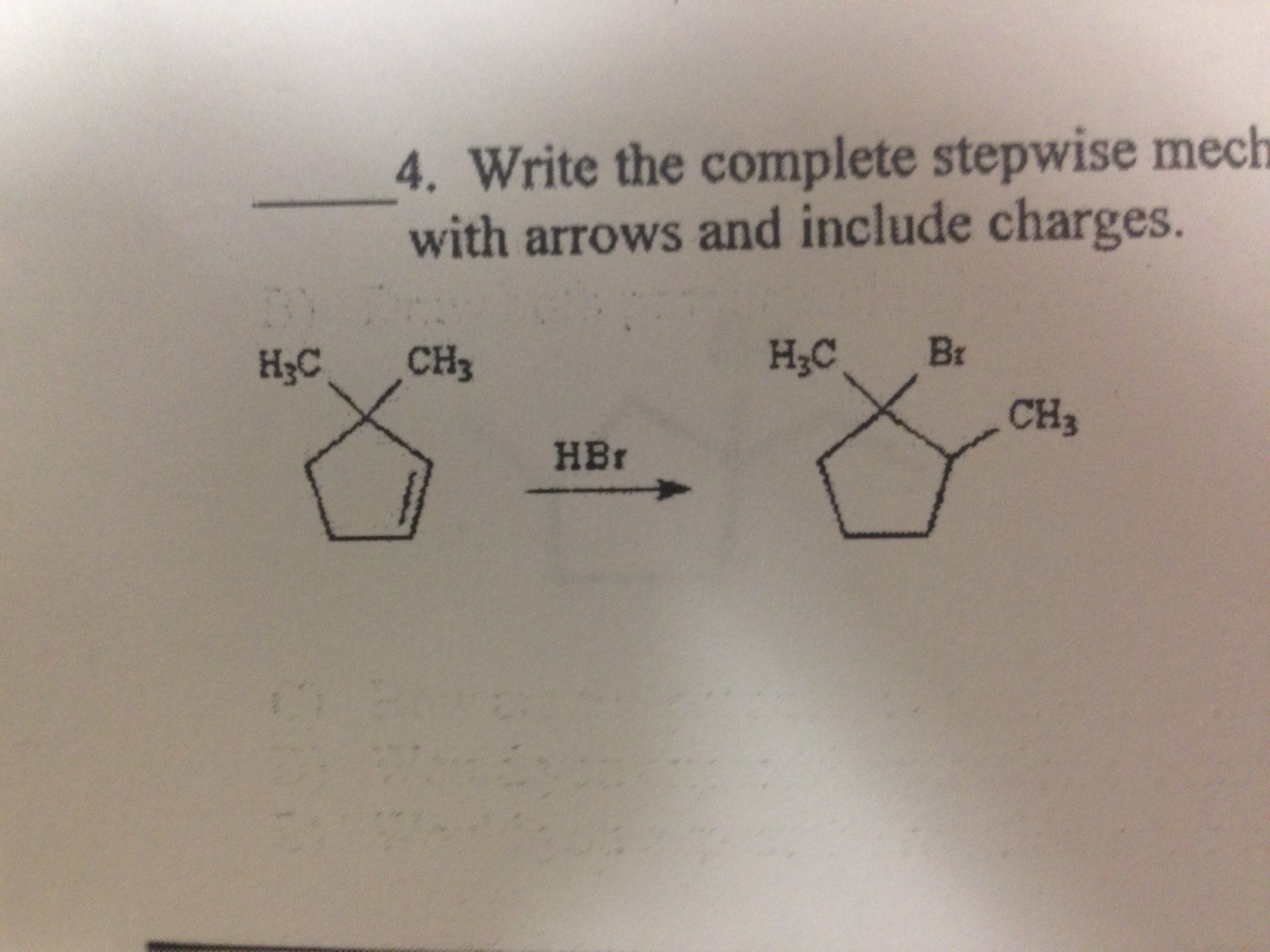 Solved Write the complete stepwise mechanism for the | Chegg.com