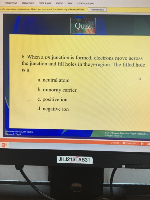 Solved TRANSITIONS ANIMATIONS SLIDE SHOW REVIEW VIEW | Chegg.com