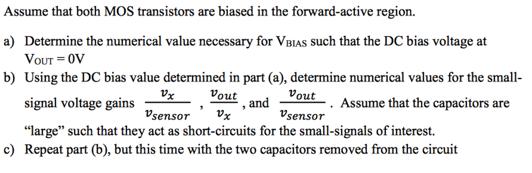 Solved See Figure 1. Assume the following circuit component | Chegg.com