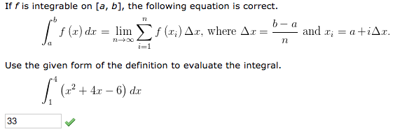 Solved If f is integrals on [a, b], the following equation | Chegg.com