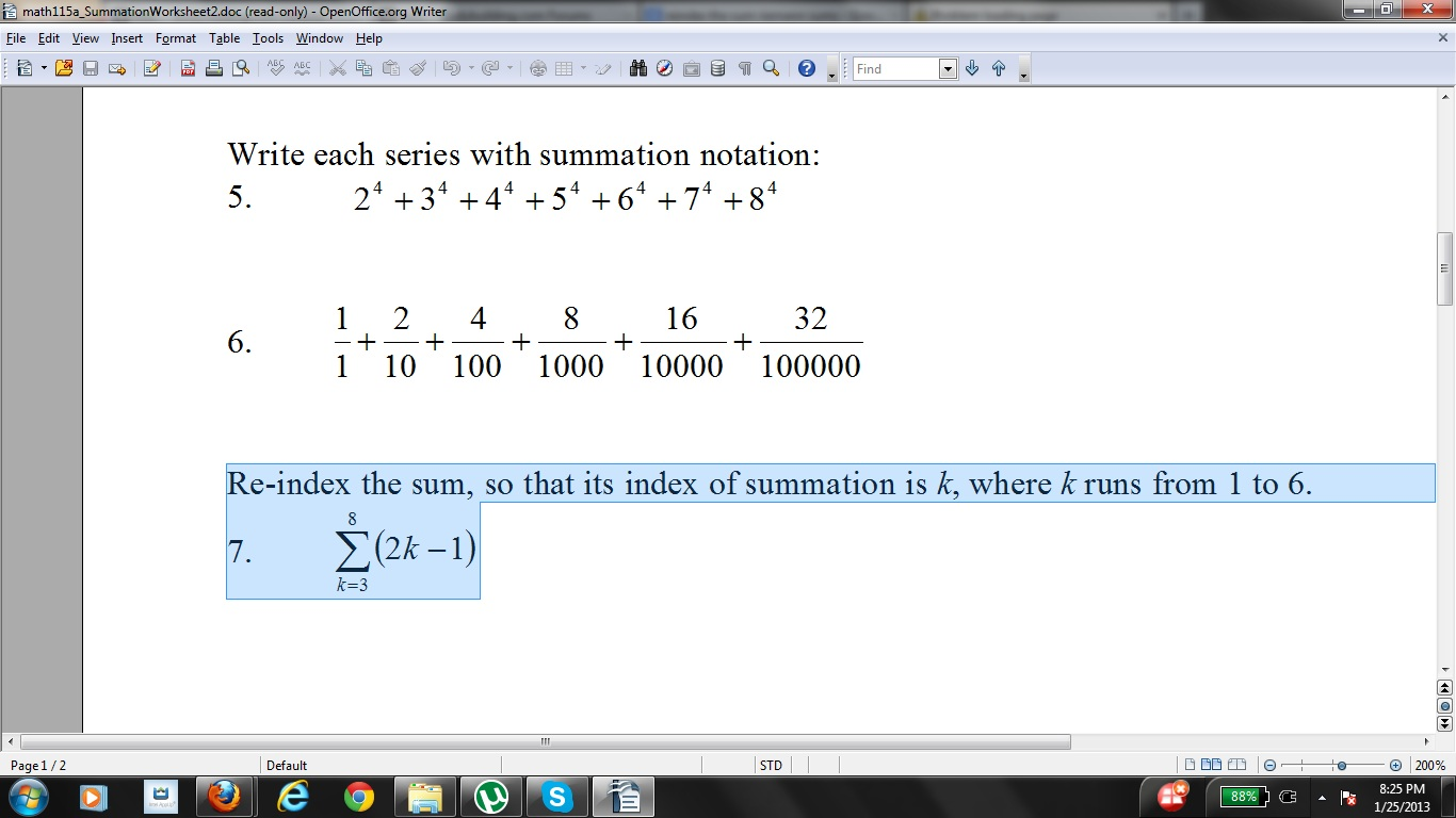 Solved Write each series with summation notation: 24 +34 +44 | Chegg.com